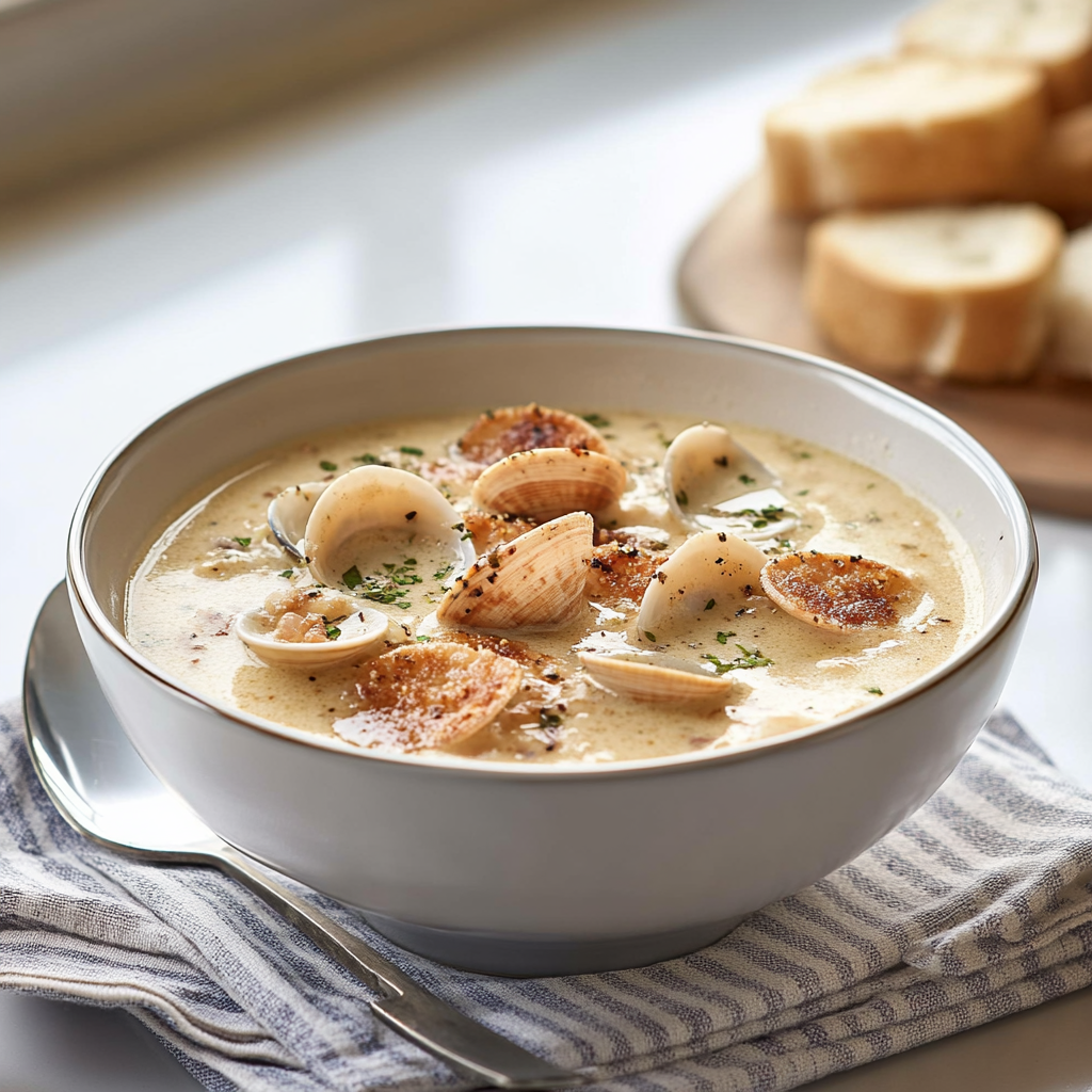 Clam Chowder: Classic Recipe for a Creamy Seafood Delight