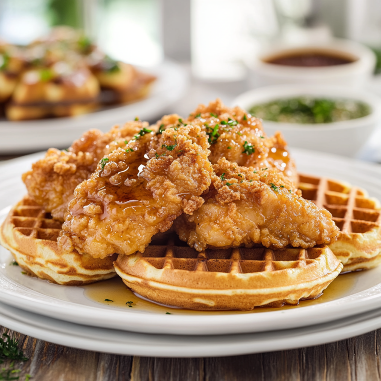 Chicken and Waffles: A Deliciously Crispy and Fluffy Classic Recipe