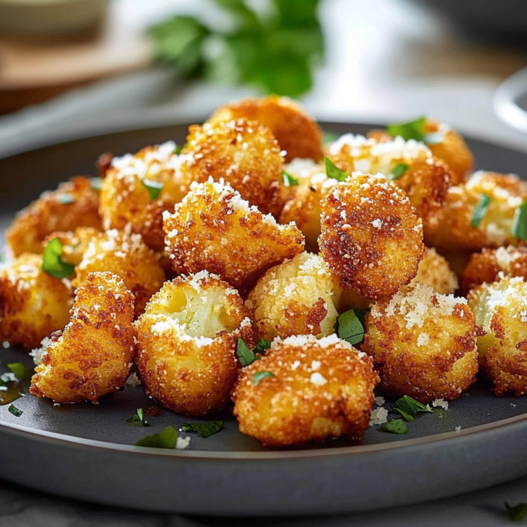 Parmesan Cauliflower Bites: Crispy, Delicious Snack Recipe
