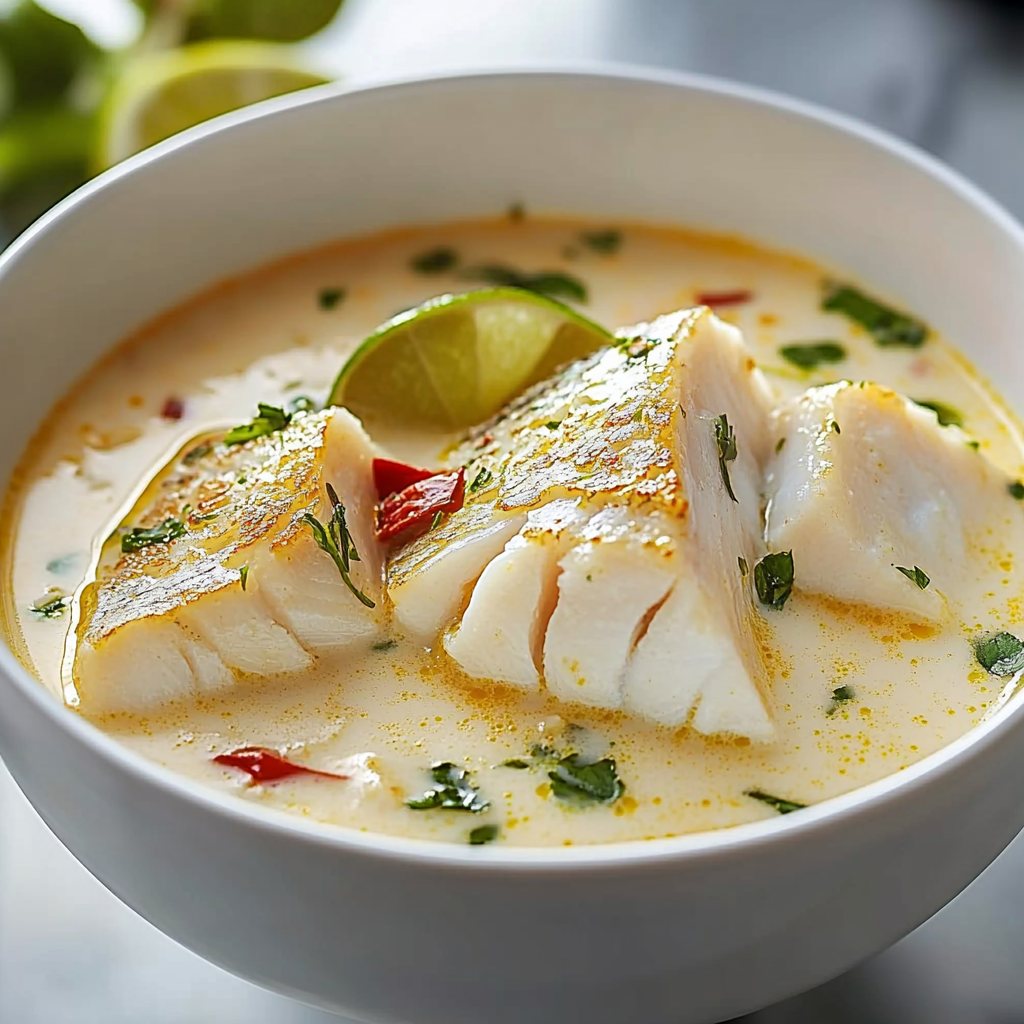 Coconut Lime Fish Soup: A Zesty and Creamy Delight