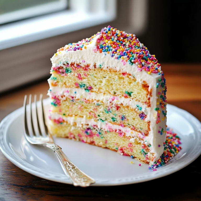 Funfetti Cake with Sprinkles – A Colorful, Festive Dessert Recipe