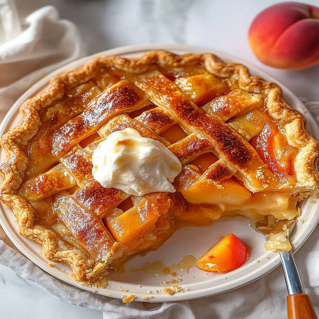 Southern Peach Pie Recipe from Scratch