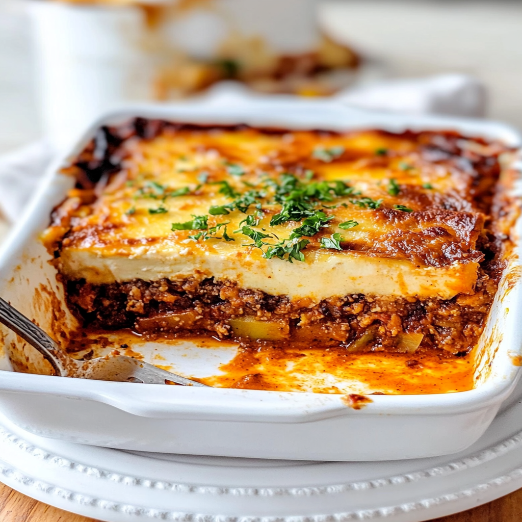 Sweet Potato Greek Moussaka