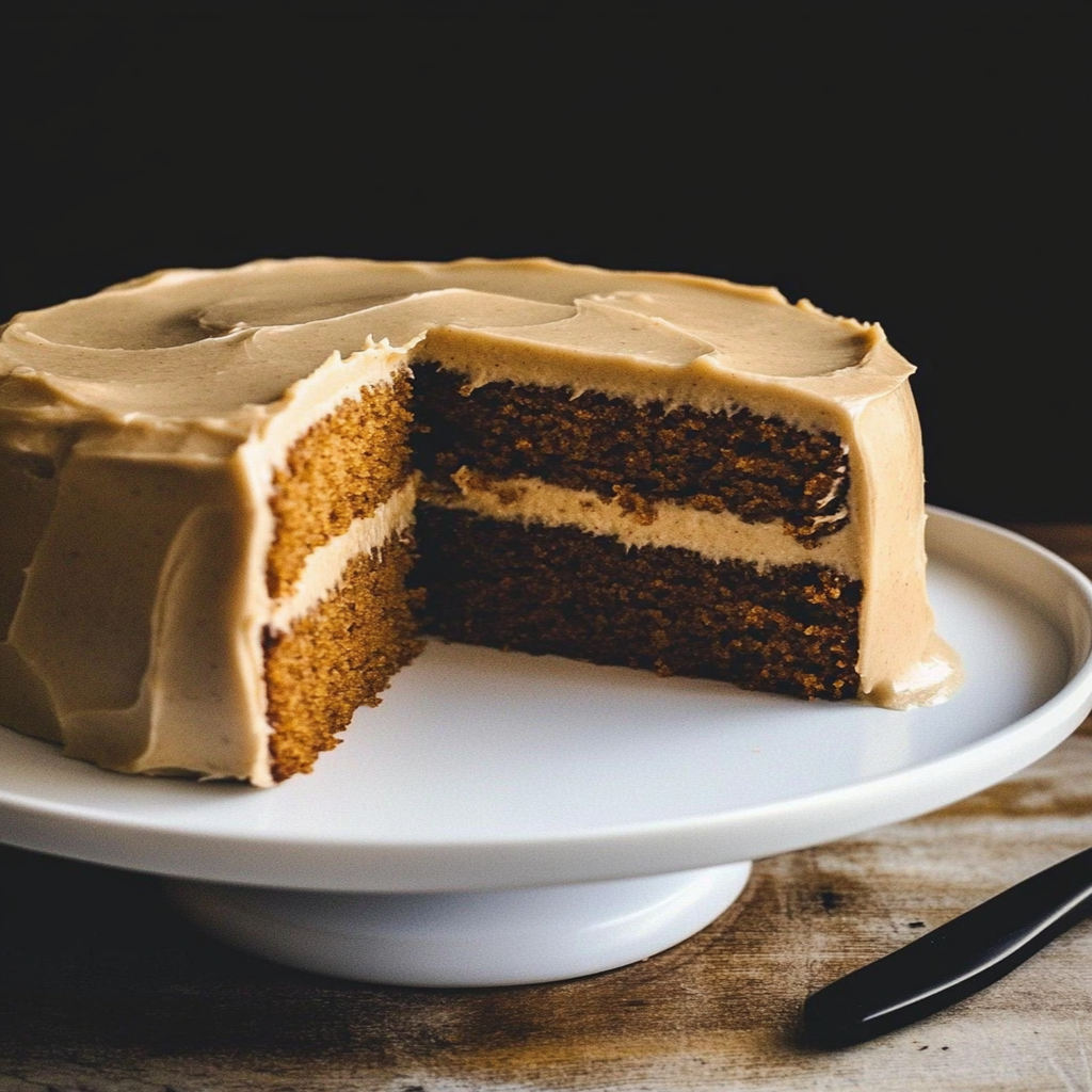 Pumpkin Spice Cake with Brown Butter Icing