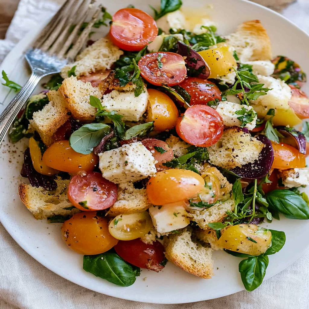 Rustic Panzanella Summer Salad