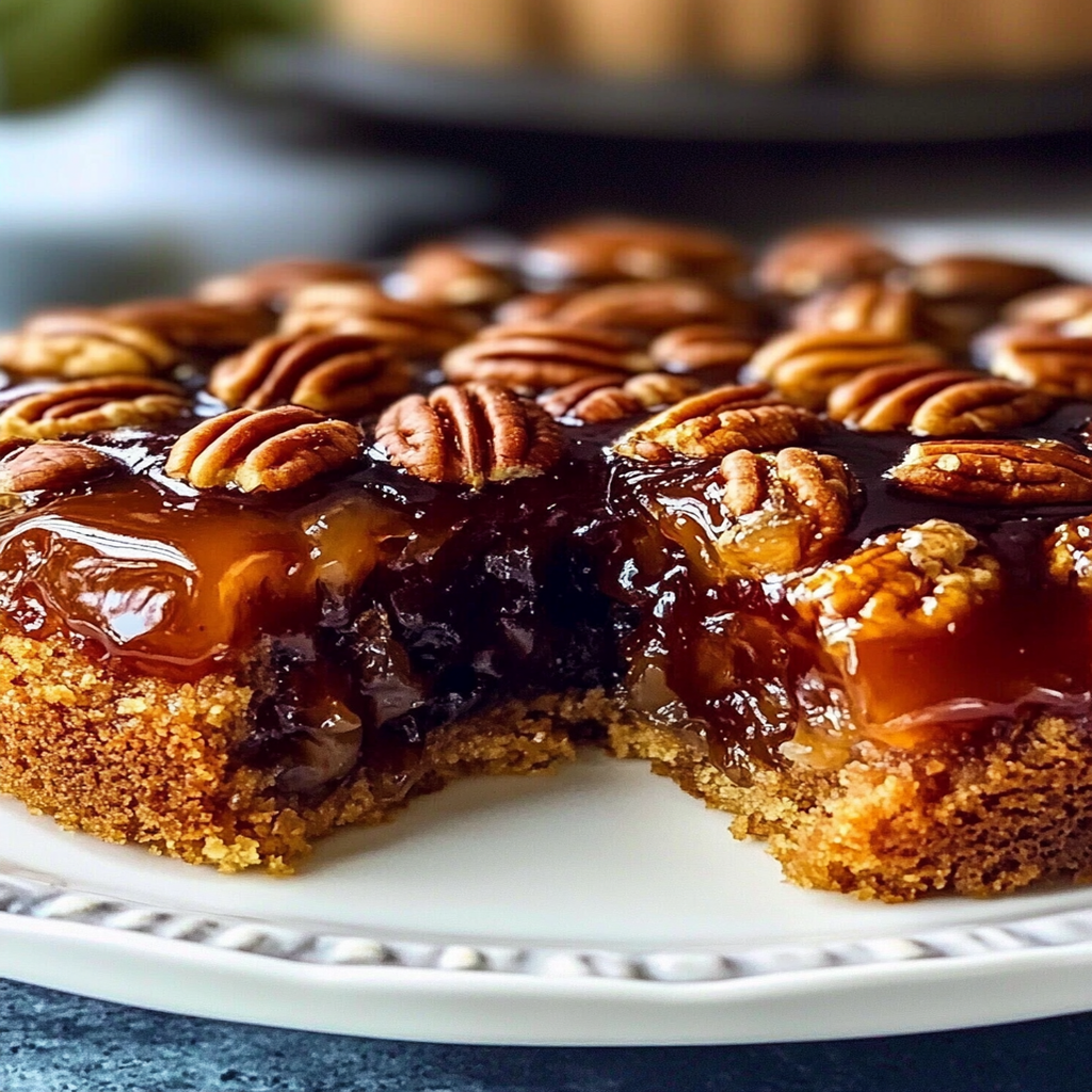 Pecan Upside Down Cake