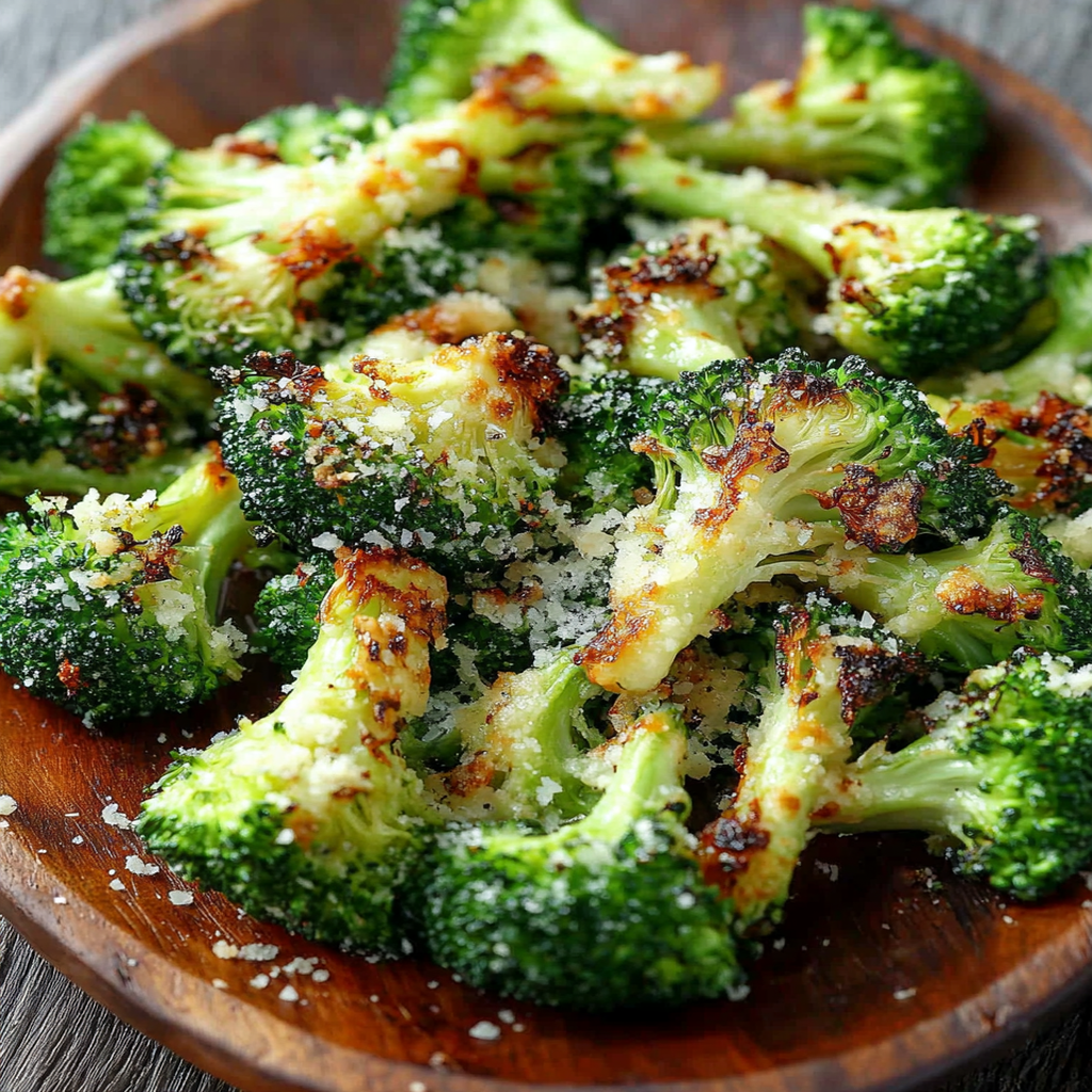 Garlic Parmesan Roasted Broccoli