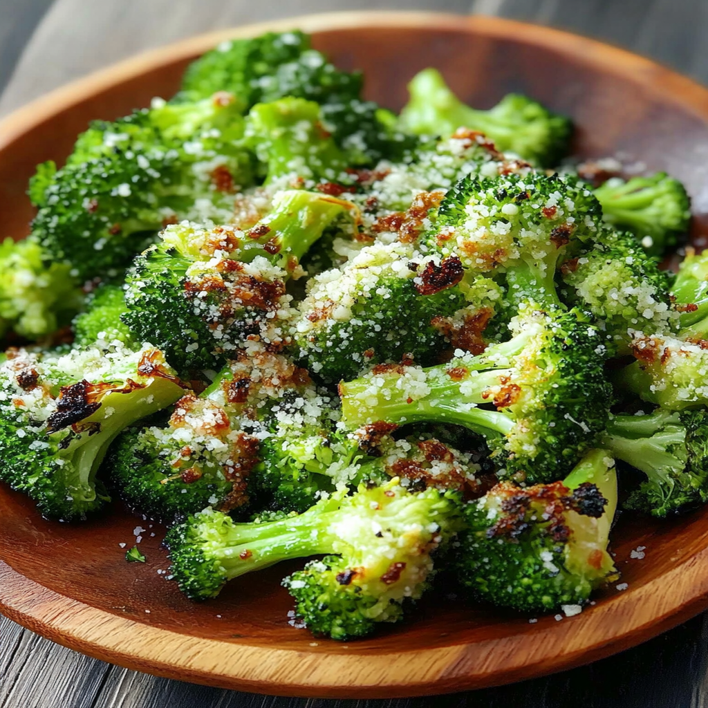 Garlic Parmesan Roasted Broccoli
