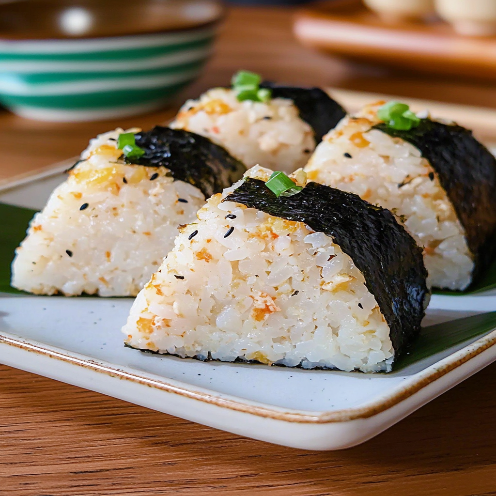 Spicy Creamy Crab Onigiri